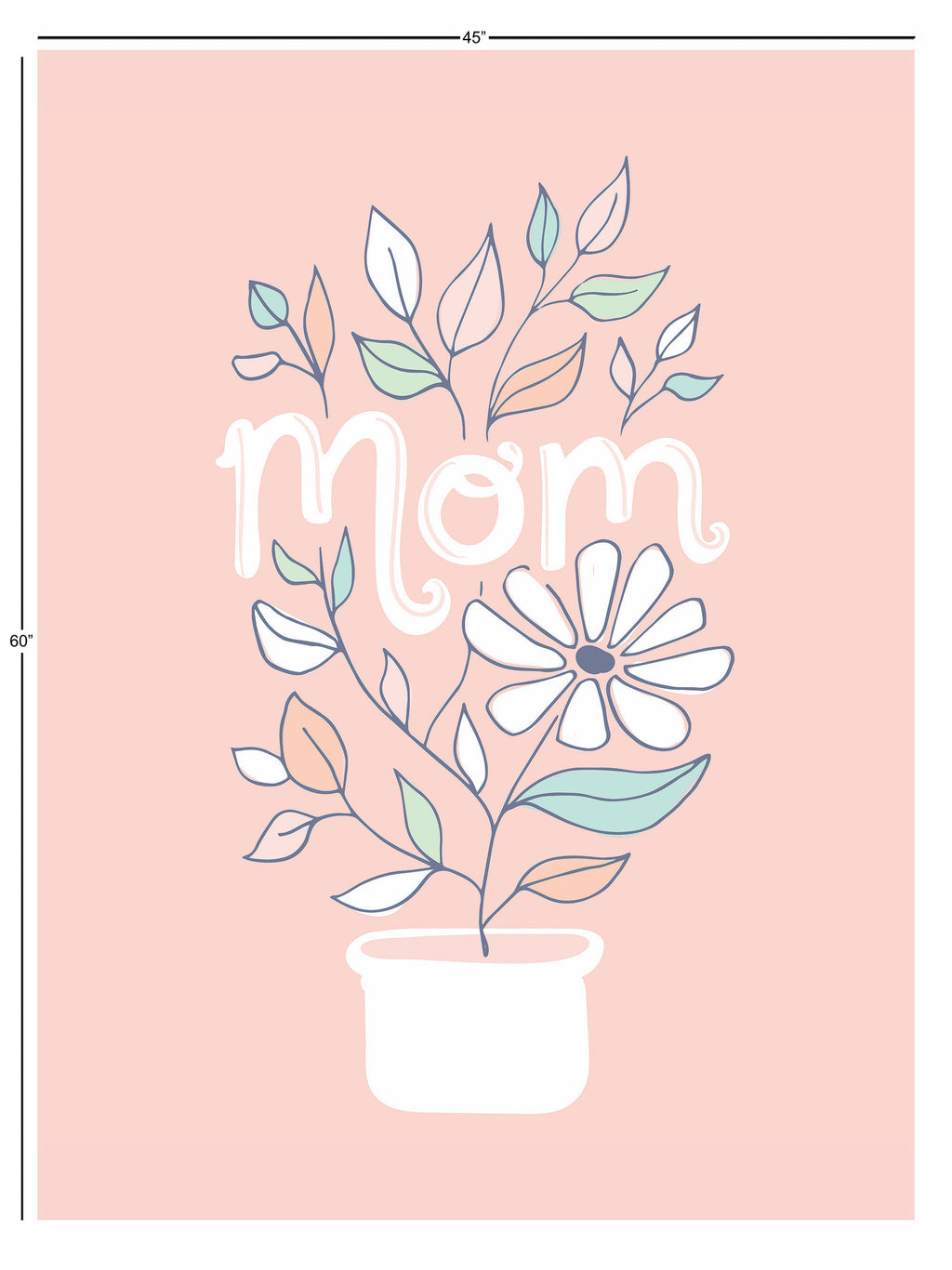 Mom Panel 60x45" - EZ Fabric Minky Panel Print
