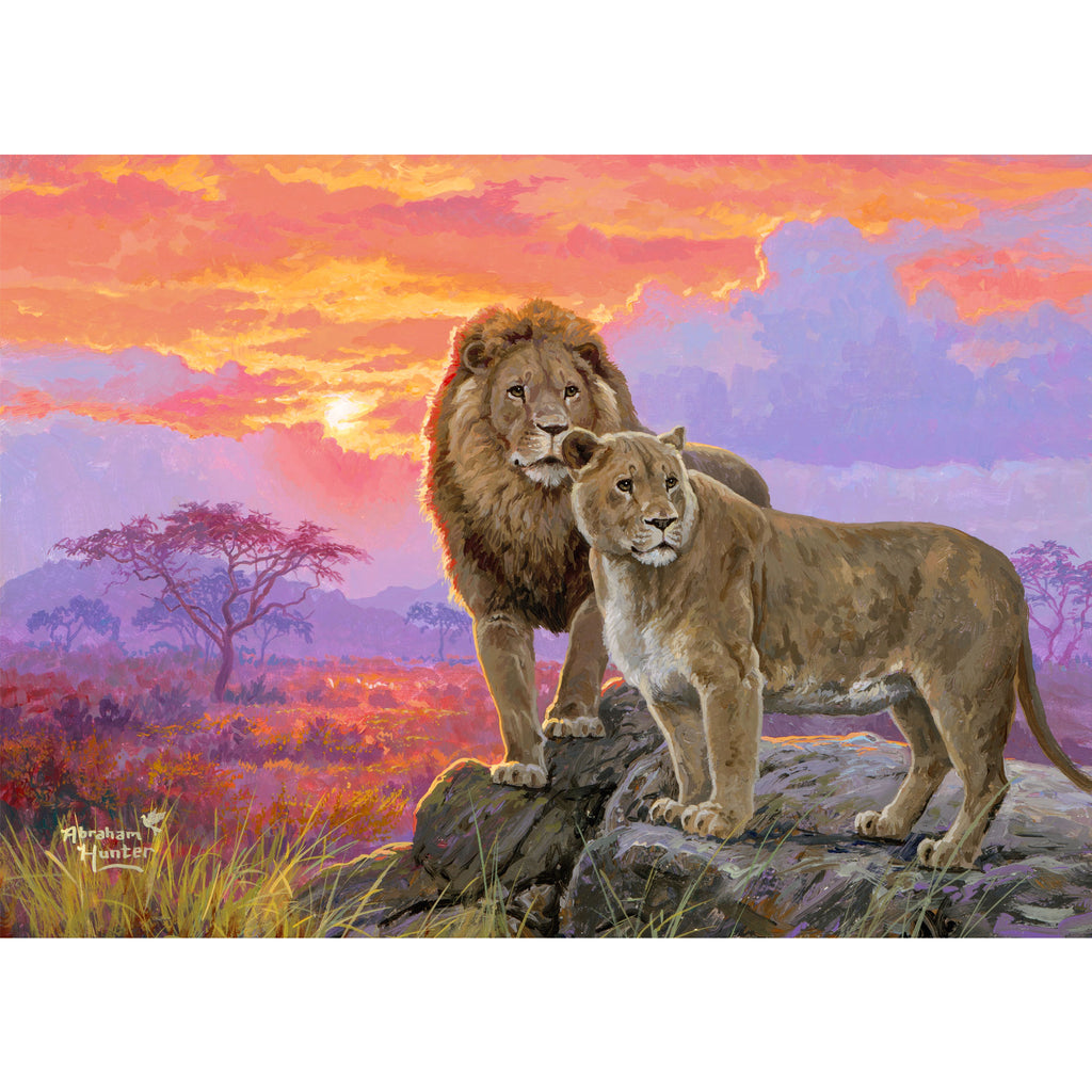 King and Queen Panel 45x60" - EZ Fabric Minky Panel Print